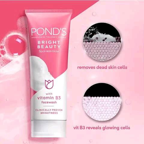 Pond White Beauty Spot-less Fairness Facewash 100g Facial Hitam ...