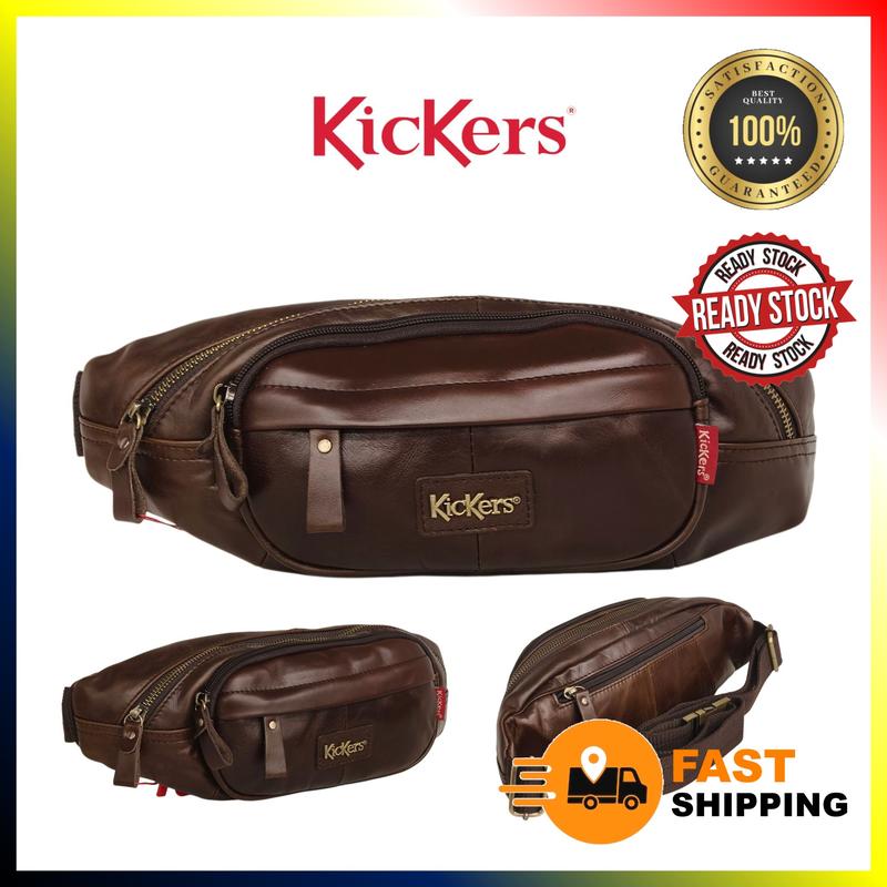 KICKERS ORIGINAL COW LEATHER WAIST POUCH BAG BEG LELAKI KULI - TikTok ...