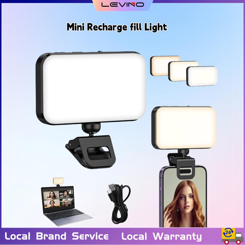 LEVINO Fill Light, Portable, Mini Clip, Suitable for Mobile Phones ...