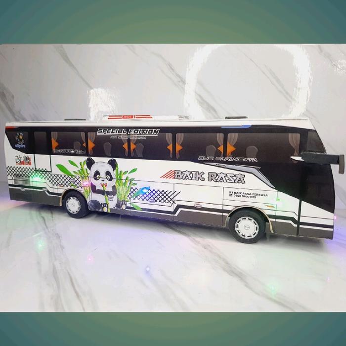 Jual Miniatur Bus Baik Rasa Kids Panda Jetbus 5 - non lampu, original ...