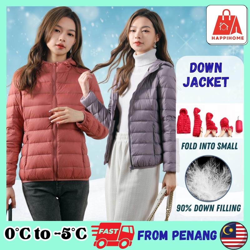 Winter Jacket Woman 0Celcius to -5Celcius Hooded Down Jacket - TikTok ...