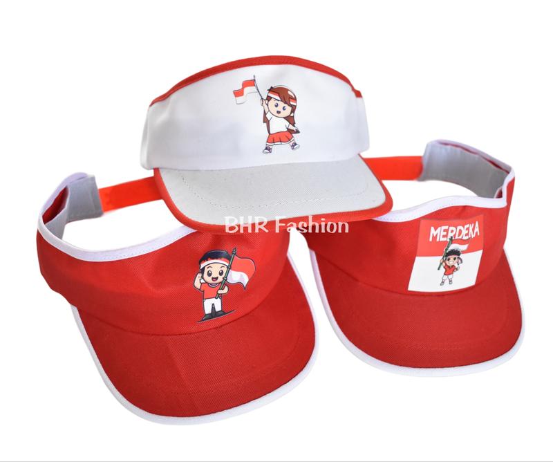 Topi Golf Bolong Anak Merah Putih Agustusan - Shop | Tokopedia