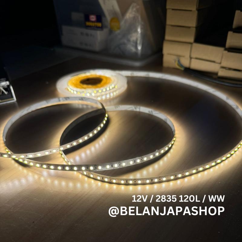 LED Strip Flexible 12V 2835 120LED SMD NON GEL , DIJAMIN TERANG! - Shop ...