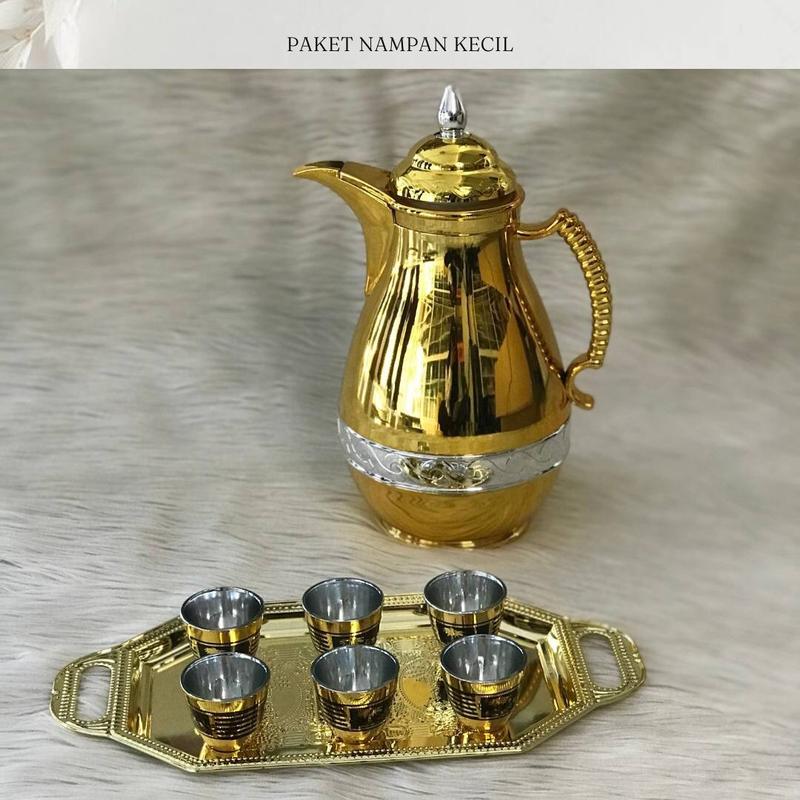 teko arab 1 set lengkap,teko arab emas,teko arab 1 liter,tek - Shop ...