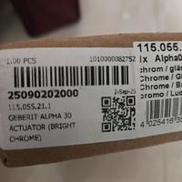 Jual GEBERIT ALPHA 30 ACTUATOR WARNA BRIGHT CHROME TOMBOL CLOSET TANGKI ...