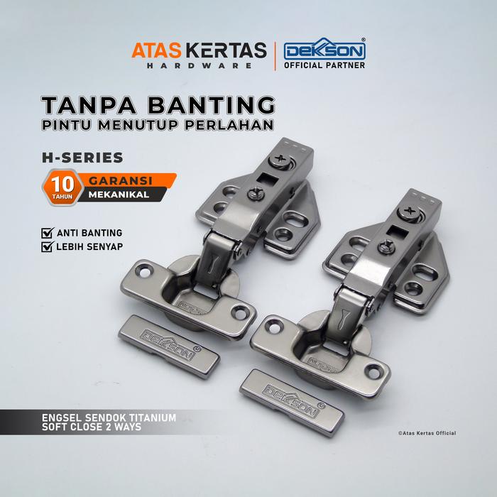 Promo Engsel Sendok Slow Motion Titanium 1 Pasang Garansi Resmi 10 ...