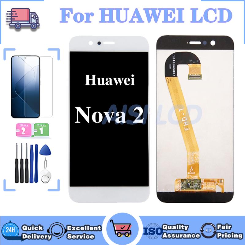 Pemasangan Skrin Paparan LCD, Untuk HUAWEI Nova 2, Penggantian ...