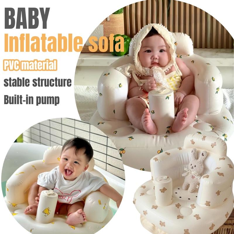 Built-in air pump baby sofa inflatable seat insPVC inflatabl - TikTok ...