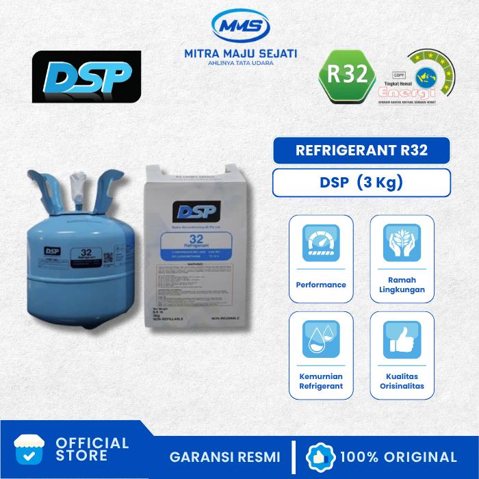 Freon R32 DSP 3 Kg – Refrigerant AC Ramah Lingkungan & Efisiensi - Shop ...