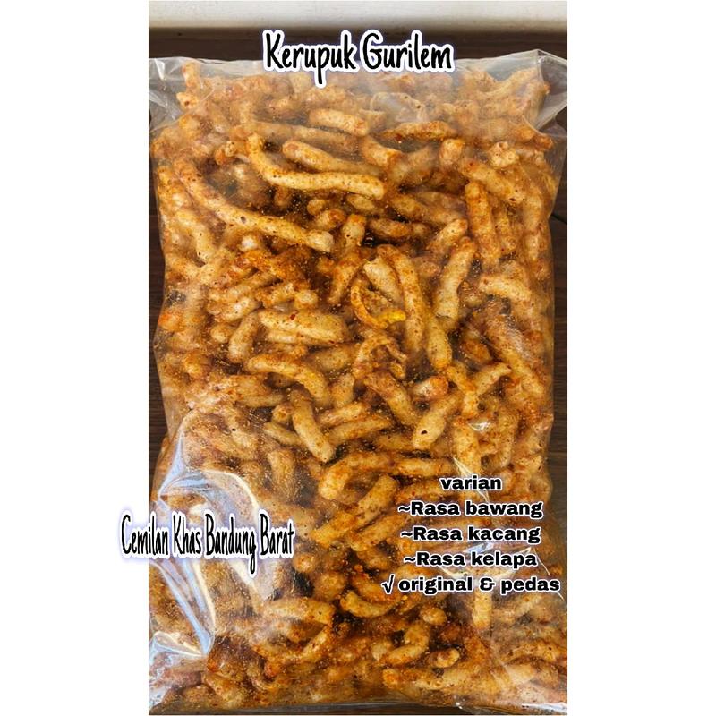 Gurilem Kerupuk Khas Bandung Barat 250 gram / Gurillem Pedas - Shop ...