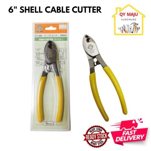 SHELL Cable Cutter 6"/ Cable Cutter/Wire Cutter Pemotong Gunting ...