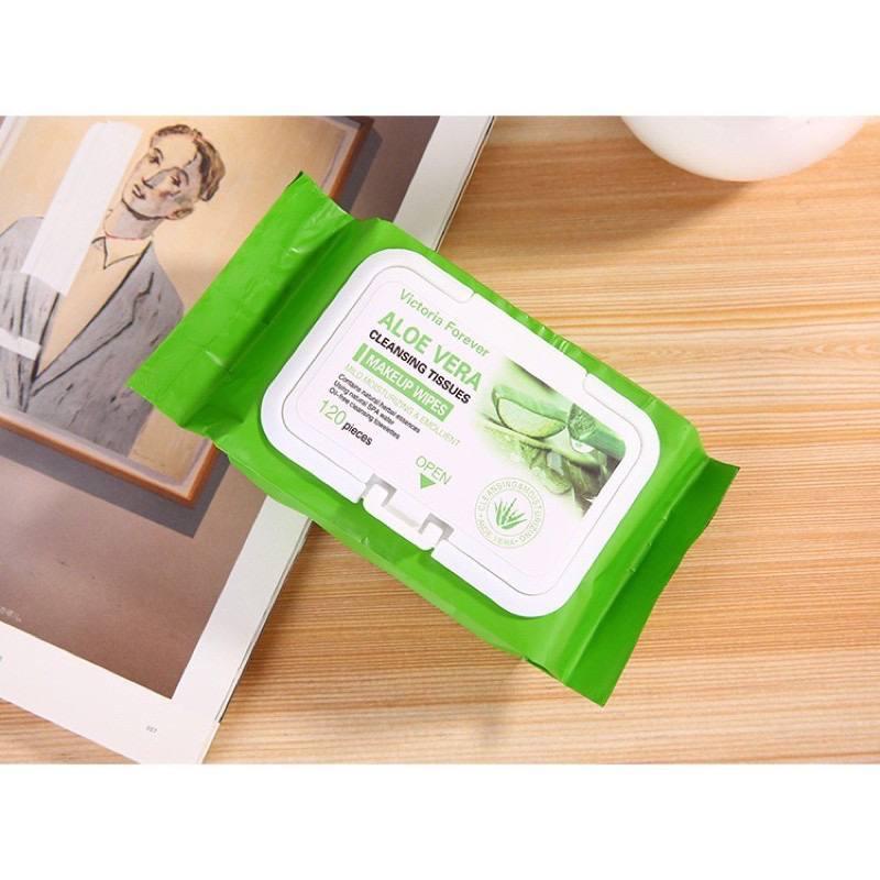 Aloe vera tisu remover Makeup / cleansing tissues 120pcs Removal ...