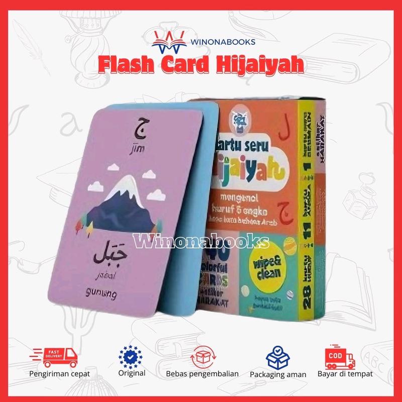 Flash card Hijaiyah kartu seru Flashcard - Shop | Tokopedia