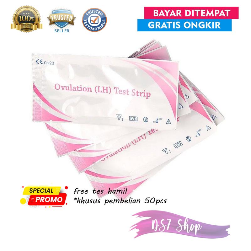 Paket Ovulation LH Test Strip Pink Tes Masa Subur Ovulasi - 10/20/50pcs ...