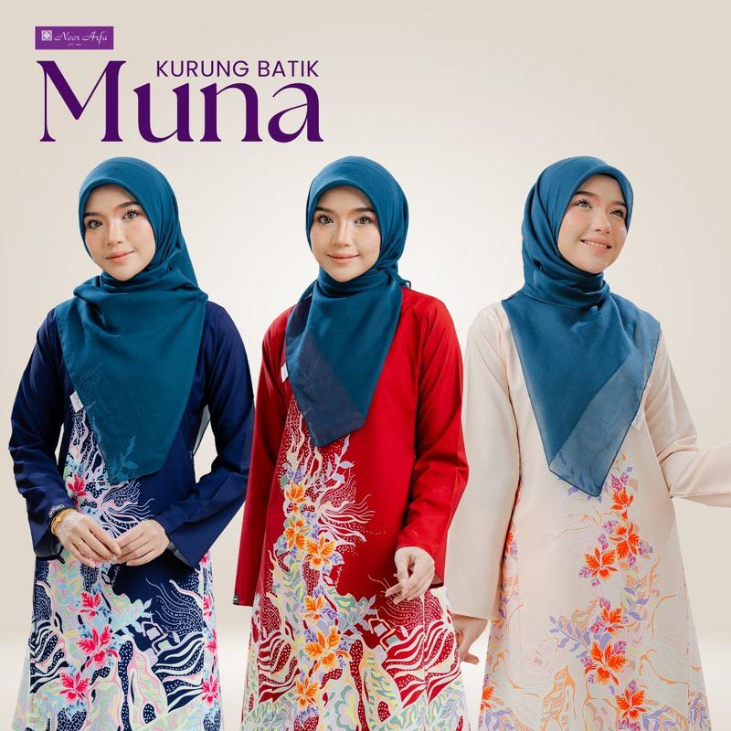 NOOR ARFA Baju Kurung Pahang Batik MUNA | Baju Kurung | Baju - TikTok ...