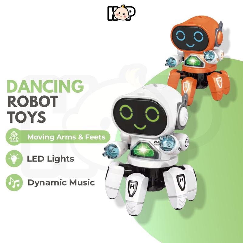 [LED LIGHTS & MUSIC] Dancing Robot Toys Electric Dance Octopus - TikTok ...