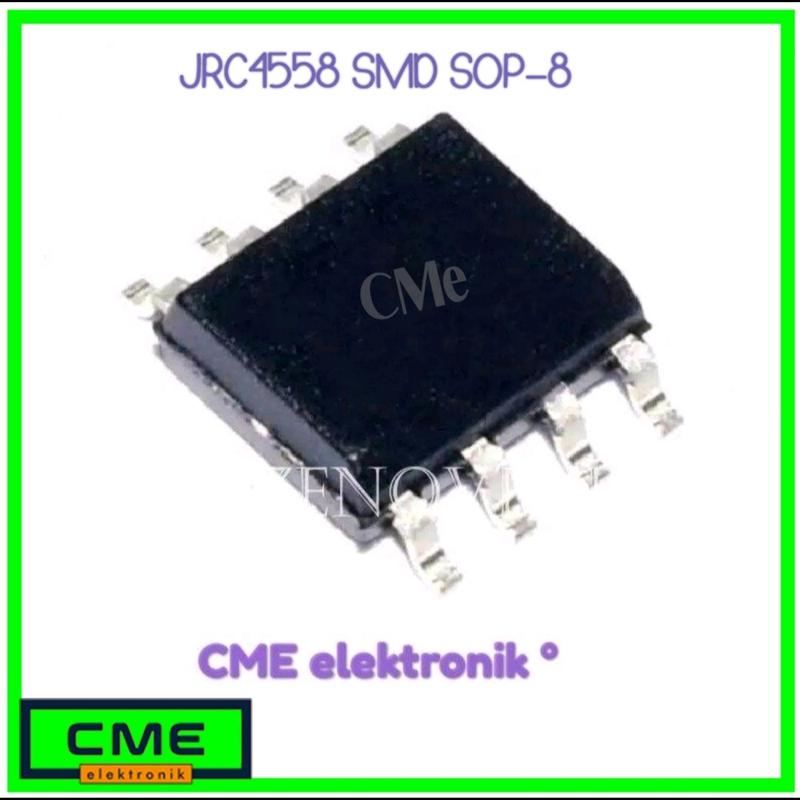 IC SMD JRC4558 4558 IC AUDIO Oprational Amplifier SOP-8 - Shop | Tokopedia