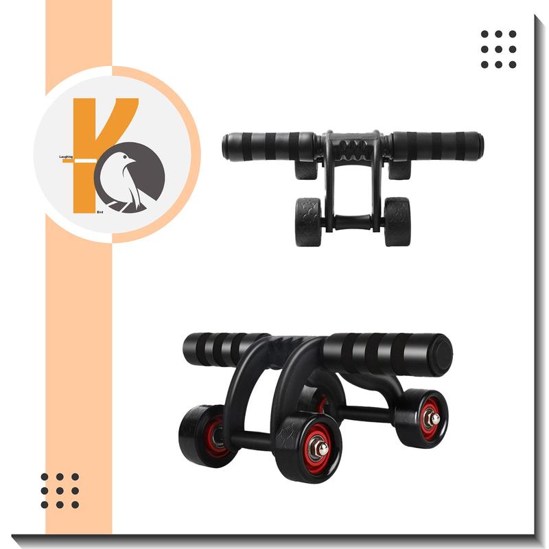 KOOKA BURRA ABS Roller 4 Wheel Abdominal Muscle Training Exercise ...