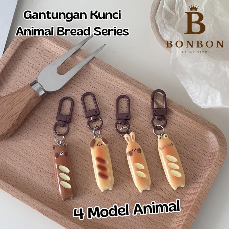 BB6 - Gantungan Kunci Animal Bread Series / Gantungan Kunci Bread ...
