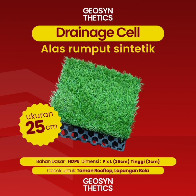 Drainage Cell 25cm Drainase Cell 25cm alas rumput drainase rooftop ...