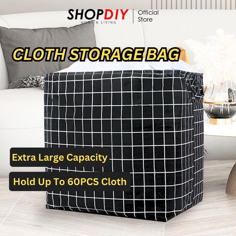 SHOPDIY Bakul Dobi 105L Kapasiti Besar Bakul Baju Beg Simpanan - TikTok ...