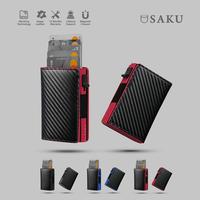 Promo SAKU Dompet Kartu Pria Wanita Smart Wallet Card Holder RFID ...
