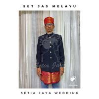 Jual Set Saluak Baju Beskap Melayu Cekak Musang Teluk Belanga Pria ...