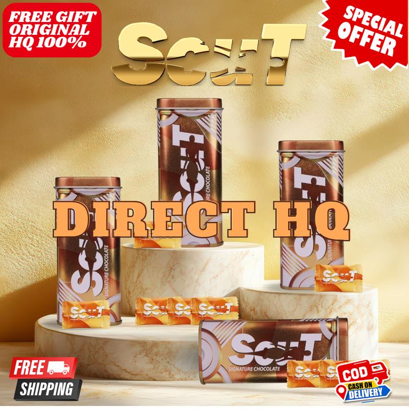 SCUT CHOCOLATE CANDY PREMIUM TASTE DIRECT HQ (1 TIN 20 PCS) Snack Food ...