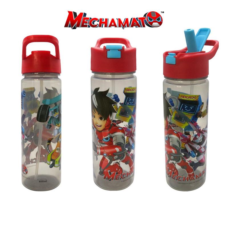 New! Mechamato Amato MechaBot 600ml School Kid's Drinking PP - TikTok ...
