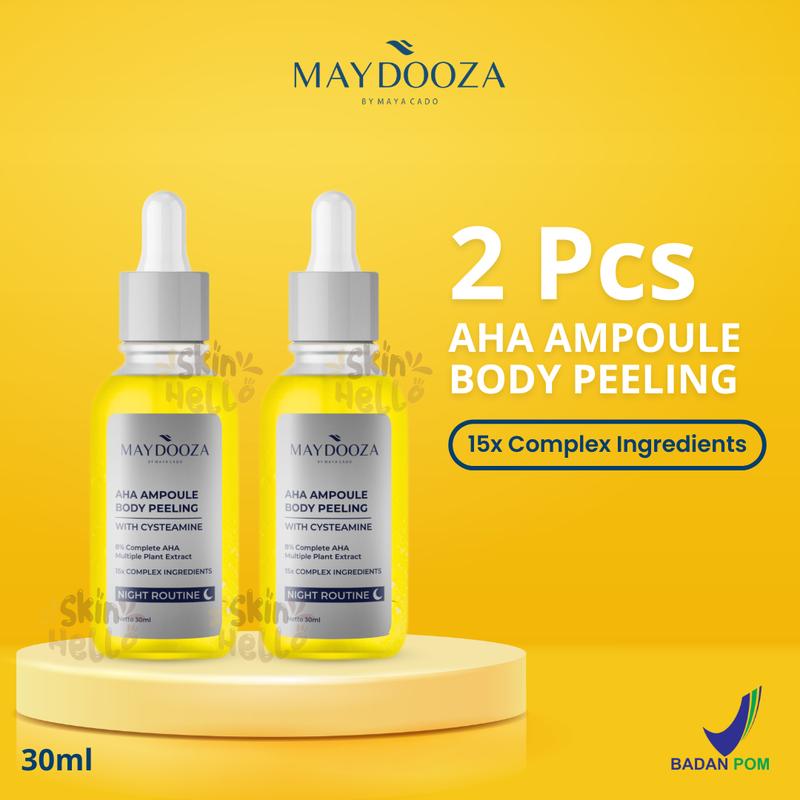 MAYDOOZA - SERUM GOLKER 2 PCS | AHA AMPOULE BODY PEELING WIT - Shop ...