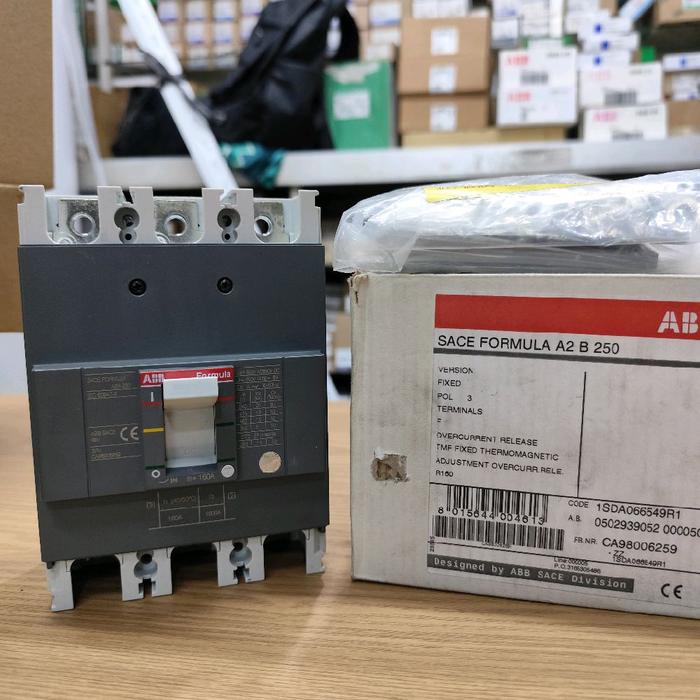 Jual MCCB ABB FORMULA A2 B 250 R160 3P 160A ORIGINAL - Kota Bandung ...