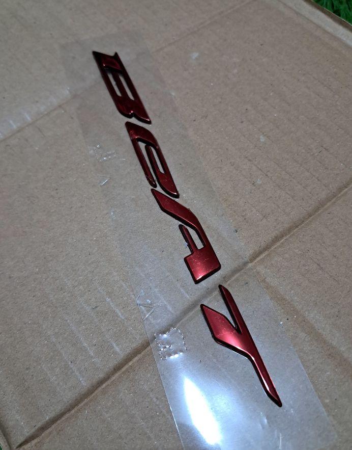 (1pc) Emblem Honda BEAT DELUXE 2024 tulisan beat warna merah original ...