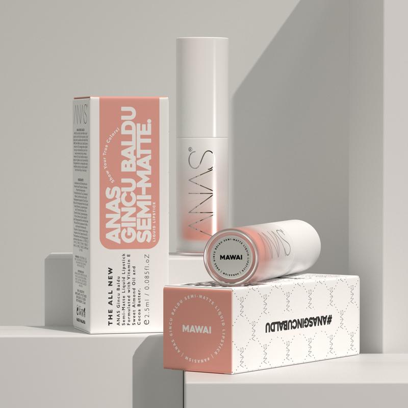 ANAS Gincu Baldu (SEMI-MATTE) dengan Sweet Almond Oil + Vitamin ...
