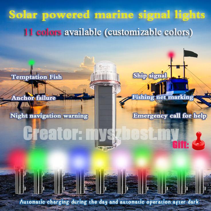 Solar mark beacon light Gillnet Fishing Net Sign Light marin - TikTok ...