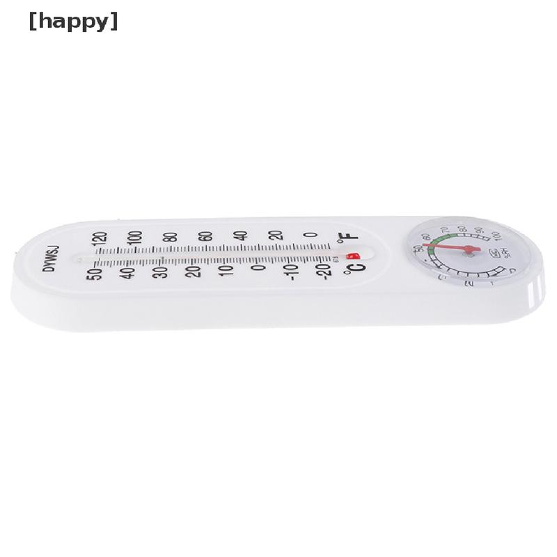 Termometer Hygrometer Analog Monitor Kelembaban Model Tempel Dinding ...