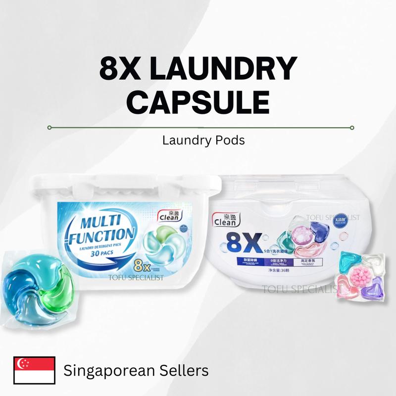 New arrival 8X 5 in 1 Laundry Capsules ( 36 pods) and 4 in 1 Laundry ...
