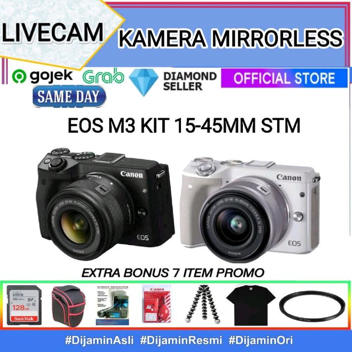 Jual CANON EOS M3 KIT 15-45MM IS STM / KAMERA CANON M3 KIT 15-45MM STM ...