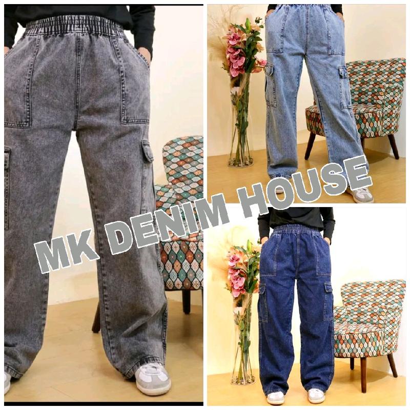 Wide Leg Jagging Flexi-Fit 6 Pocket - Trendy Selesa Untuk Wanita ...