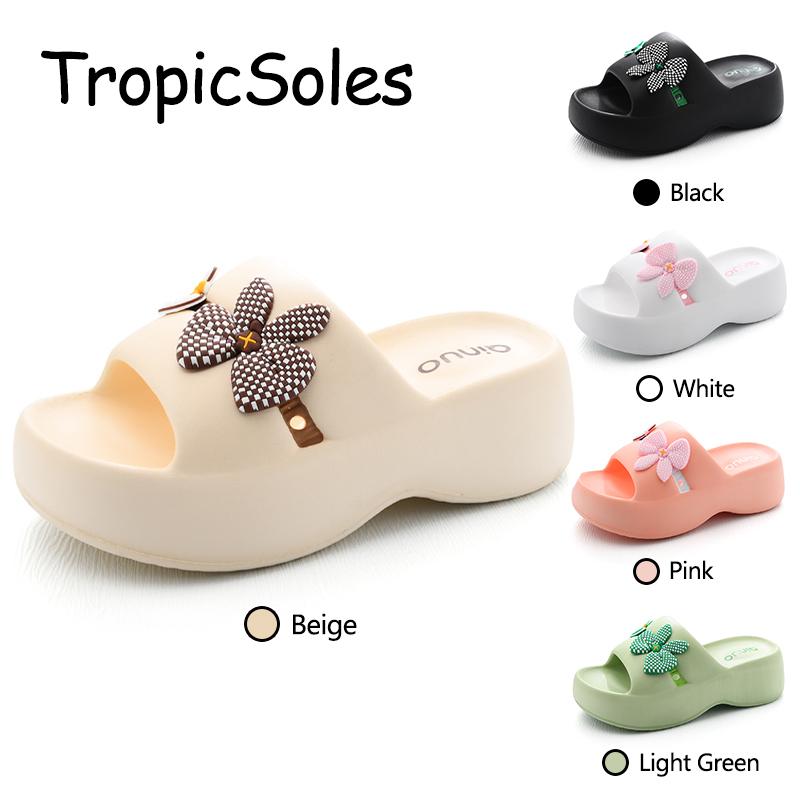 【READY STOCK】Selipar Pantai Wanita Tinggi Bunny Cute 2025 - Sol ...