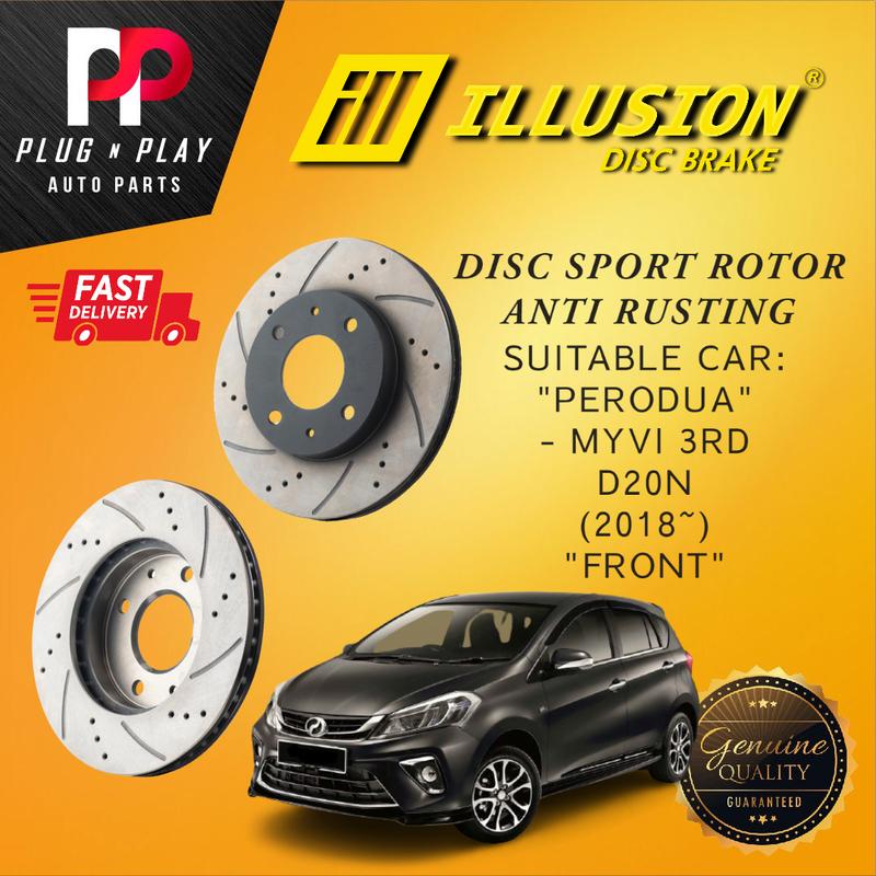 PERODUA NEW MYVI 2018 ~ D20N DEPAN PIRING DISK BREK 100% ASL - TikTok ...