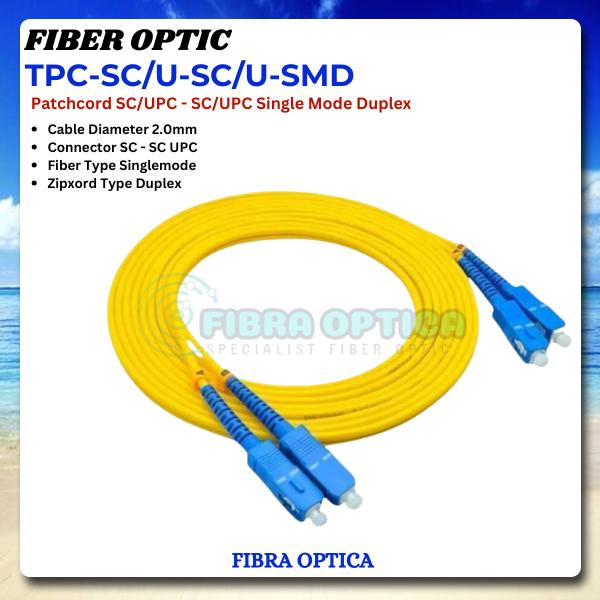 Jual Patchcord FO SC/UPC - SC/UPC SM Duplex - 1 Meter - Jakarta Utara ...
