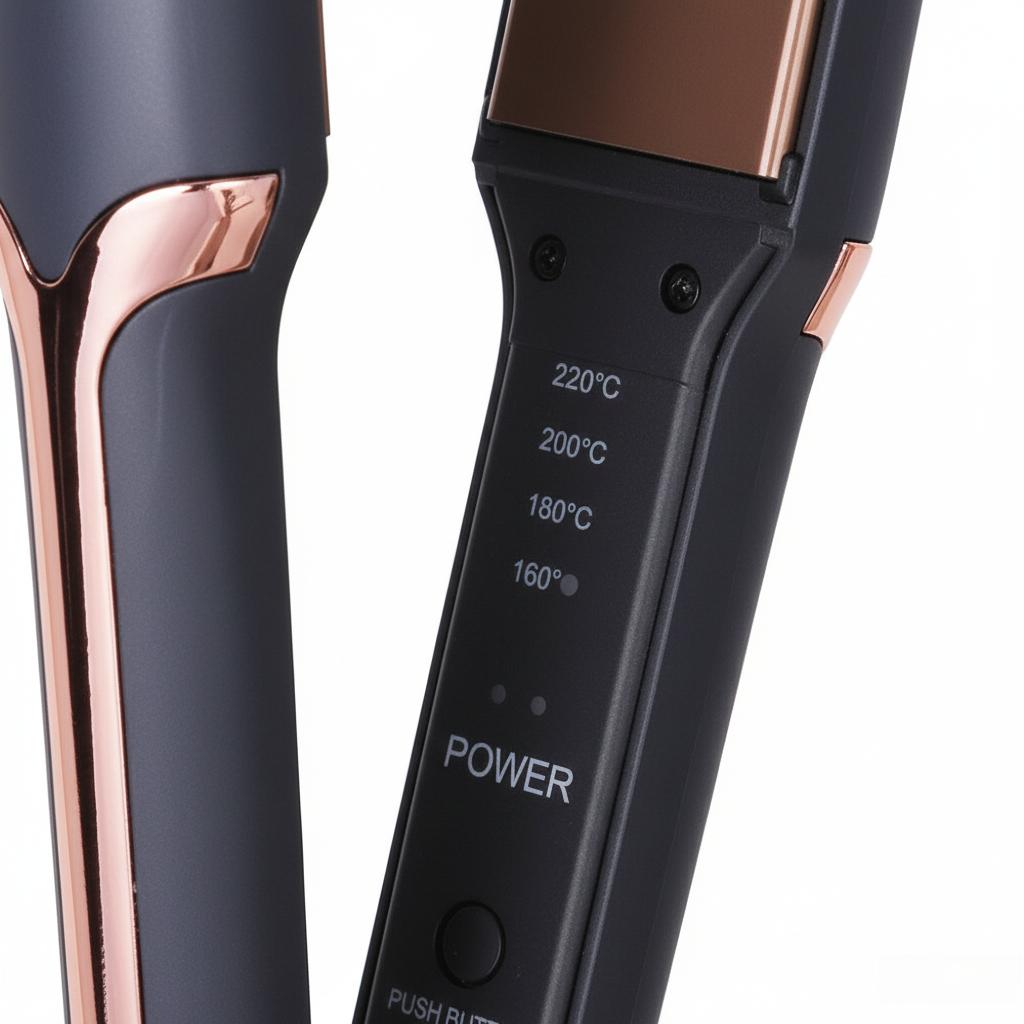 Plancha de Cabello Básica Portátil, Alisador de Pelo Fácil de Usar para ...