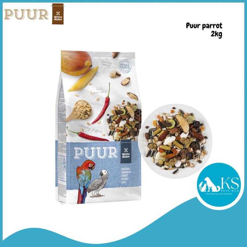 Witte Molen Puur Parrot 2kg Parrot Bird Feed - TikTok Shop Singapore
