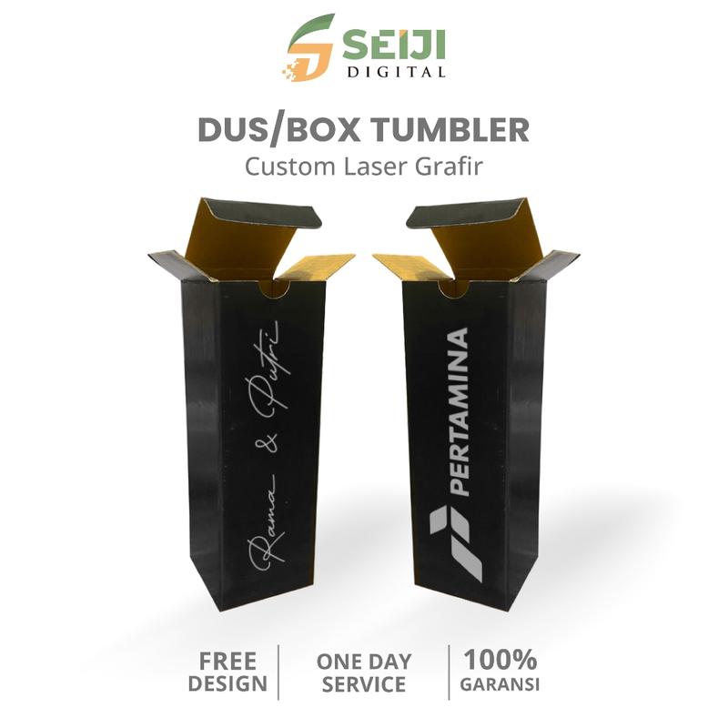 Dus/Box Custom Cetak Laser Grafir Untuk Tumbler (Tidak Termasuk - Shop ...