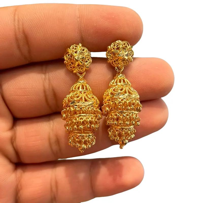 Earring Subang Daily wear screw earrings Electro Plated Ready - TikTok ...