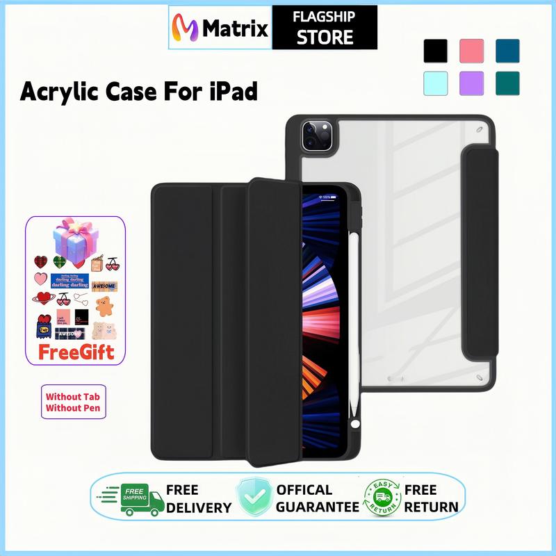 LEVINO Case Acrylic for iPad Air11 M3 2025 A16 2025 Air6 M2 2024 Pro 11 ...