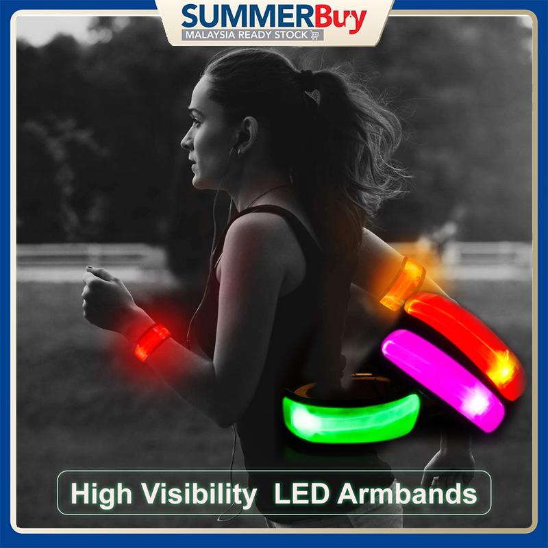 Running Light Armband With LED Night Jogging Cycling Safety Warning ...