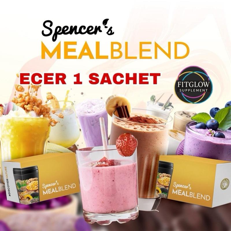 (TRIAL ECER 1 SACHET) SPENCER'S MEALBLEND Minuman Tinggi Serat ...