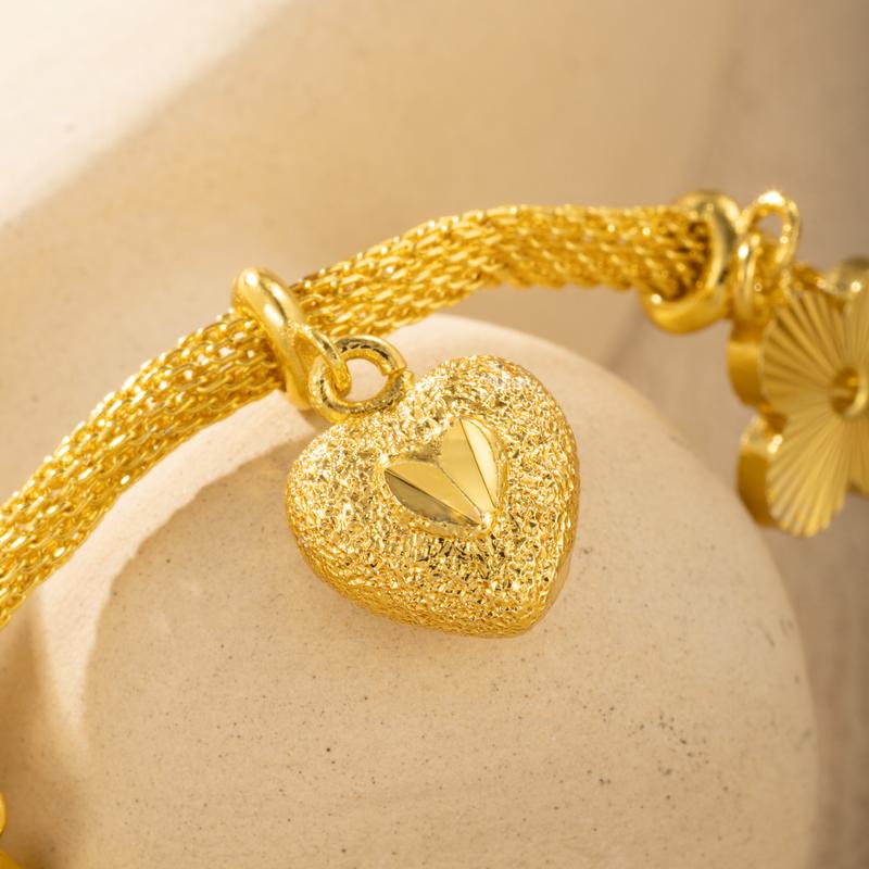 Gelang Tangan, Rekaan Semanggi Cinta, dengan Loceng, Elegan dan ...