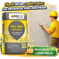 Promo MU-Weber MU 200 SKIM WALL MORTAR SEMEN INSTAN ACIAN PLESTERAN DAN ...